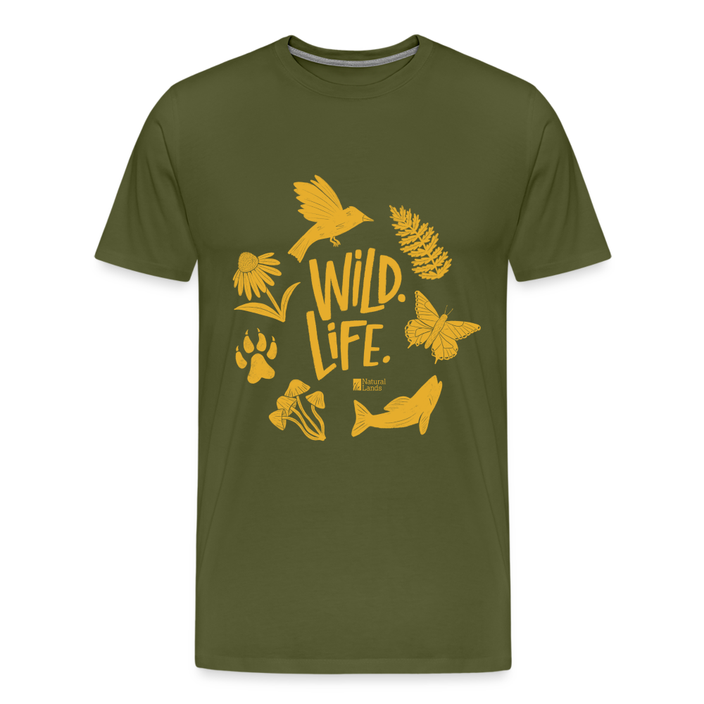 "wild. life." men's t-shirt – Natural Lands Merch